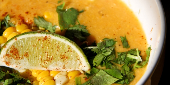 BAJA CORN CHOWDER - Chic Vegan