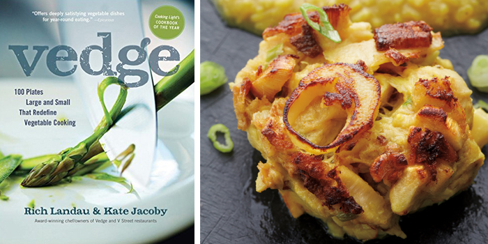 Hearts of Palm Cakes with Curried Lentils from Vedge by Rich Landau and ...