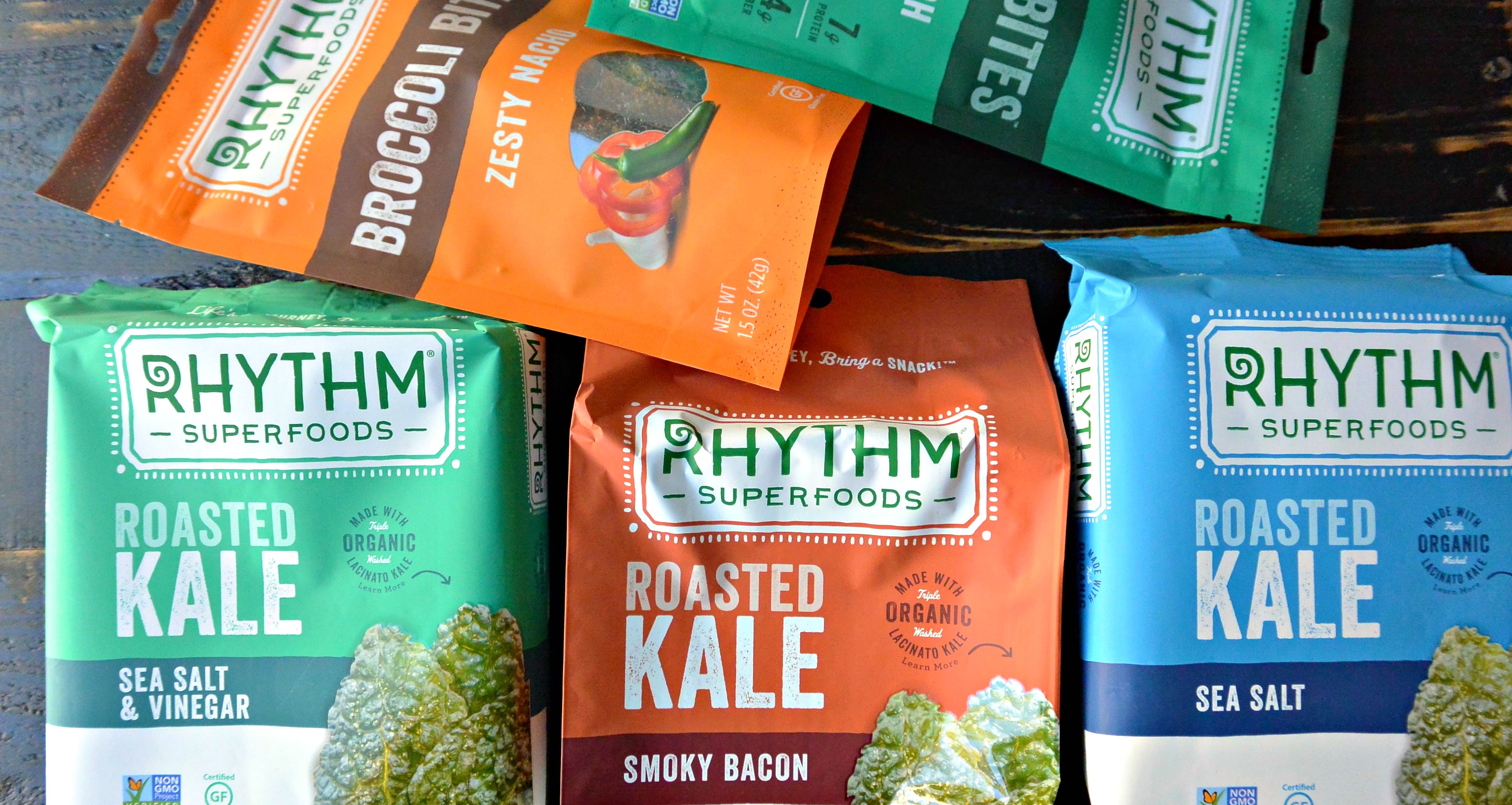 Rhythm Superfoods Roasted Kale & Broccoli Bites - Chic Vegan